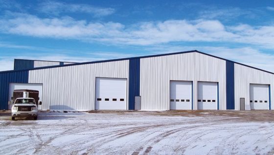 Heavy Duty Steel Structure Workshop With Bolt Connection And Heat ...