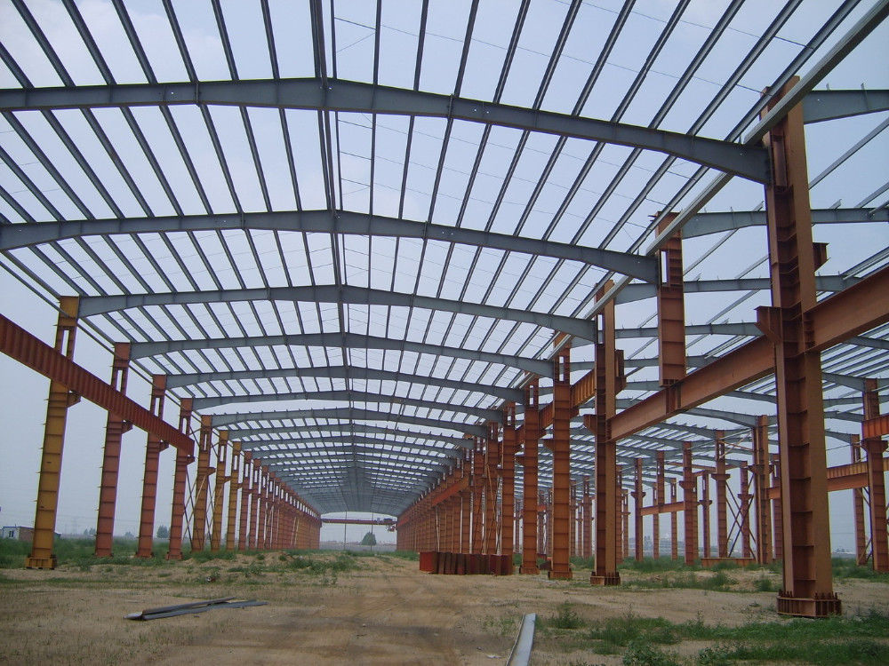 Q355B Raw Steel Frame Structure Workshop Customized Prefabricated ...