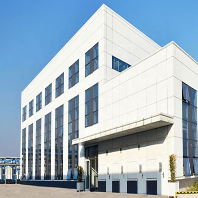 Fire Resistance Steel Frame Warehouse with Steel Color Sheet Roof and ...