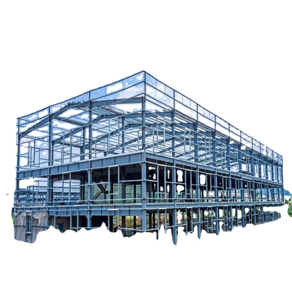 Welded H-section Column Beam Steel Structure Workshop Short Period Bolt ...