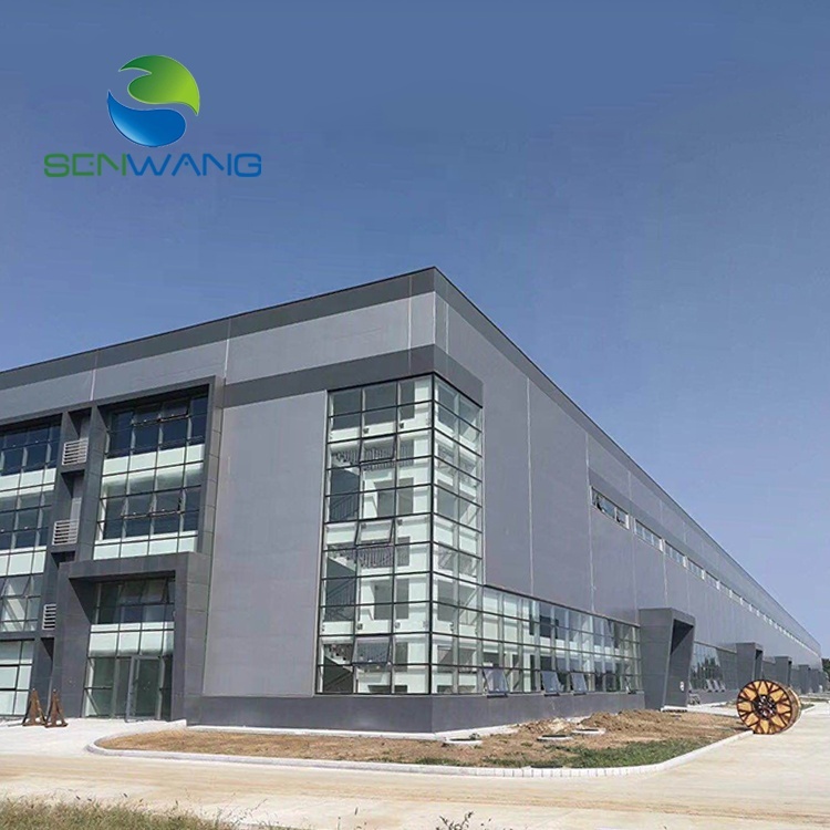 Steel Structure Warehouse with Galvanized Cladding CE Certified