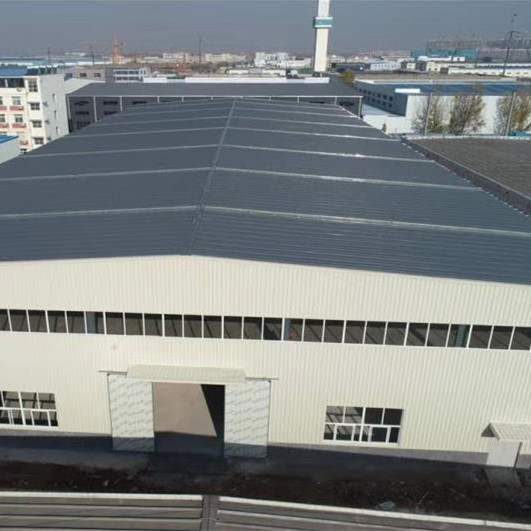 Long-Span Steel Structural Building with Insulated Sandwich Panels