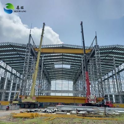 Solid Prefabricated Building Structure Q355 Q235B Heavy Steel Construction