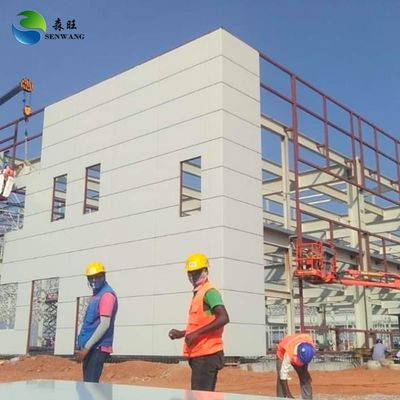Customized Steel Warehouse Building Construction Welded H Steel Column ...
