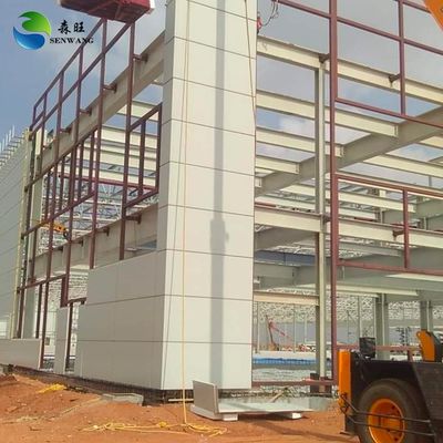 Customized Steel Warehouse Building Construction Welded H Steel Column ...