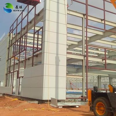 Customized Steel Warehouse Building Construction Welded H Steel Column ...