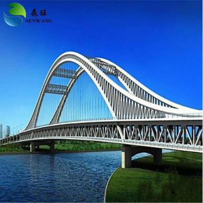 Customized Steel Structure Bridge Wide Span Metal Pedestrian Bridge For ...