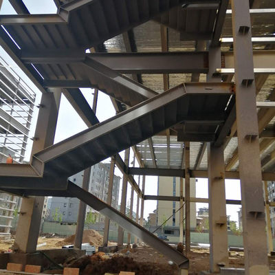 Prefab Heavy Structural Steel Fabrication , Light Steel Frame Construction