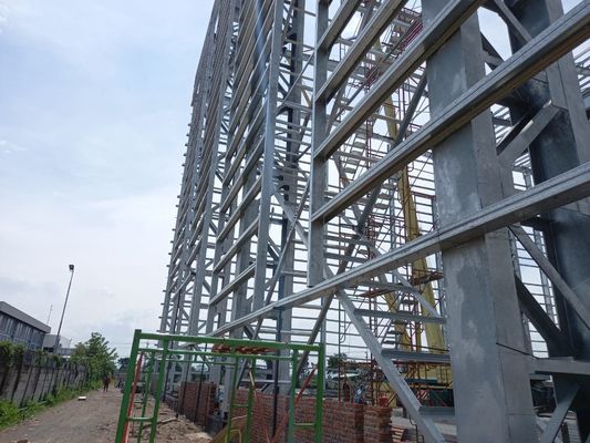 Carbon Steel Frame Commercial Building , Building Structural Steel ...
