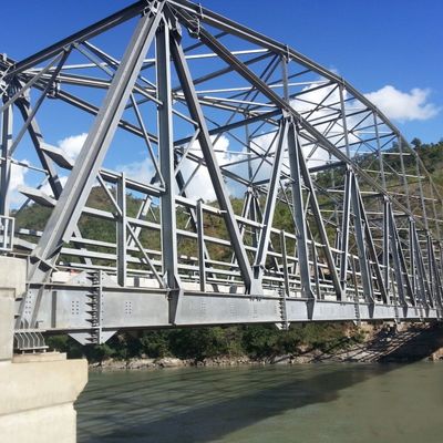 Angle Steel Knee Braces Steel Structure Bridge Enhanced Stability In ...