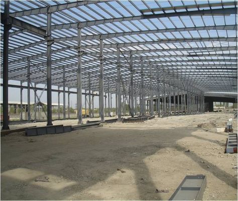 AutoCAD Drawing Steel Construction Warehouse , Metal Frame Structure ...