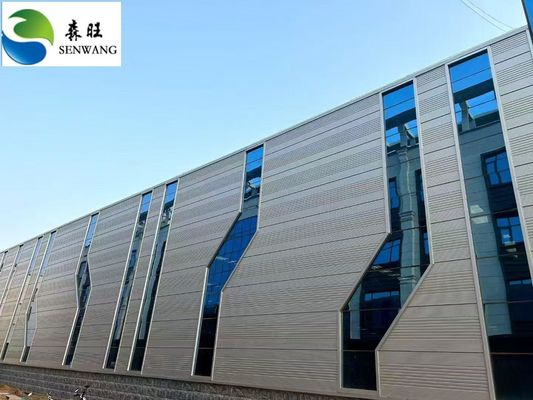 Construction Projects Structural Steel Building With Welded H Steel ...