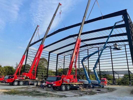 Customizable Versatile Steel Frame Warehouse Construction With Sandwich ...
