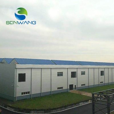 Steel Structure Warehouse with Steel Color Sheet Cladding CE Certified