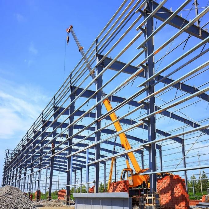Commercial Steel Structural Building Galvanized Steel Frame Industrial ...